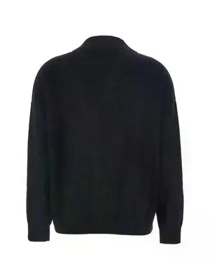 PLAIN Polo-collar Cashmere Sweater