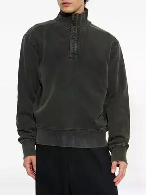 ENTIRE STUDIOS Port Button-up Collar Sweatshirt