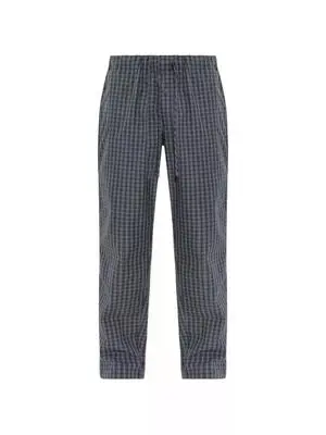 Hanro Check-pattern Pajama Bottoms - Grey