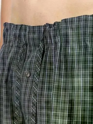 Hanro Check-pattern Pajama Bottoms