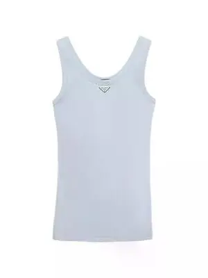 Prada Ribbed Knit Tank Top