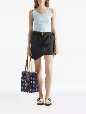 Prada Ribbed Knit Tank Top