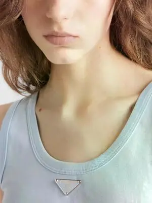 Prada Ribbed Knit Tank Top