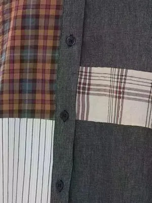 Essentiel Antwerp Patchwork Check-print Shirt