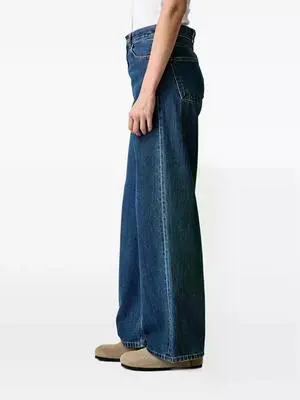 Carhartt Work In Progress Jane Logo-patch Wide-leg Jeans