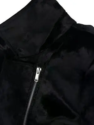 DONDUP Velvet-effect Biker Jacket