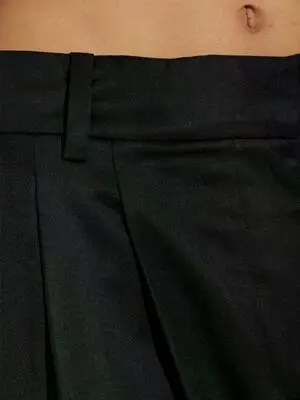 GANNI Pleated Wide-leg Trousers