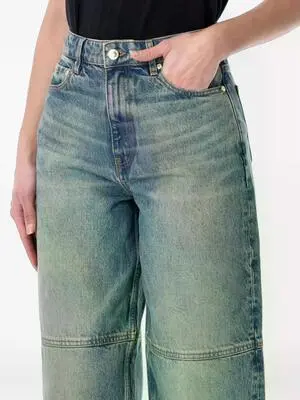 GANNI Denim-effect Trousers
