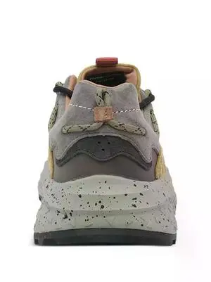 FLOWER MOUNTAIN Yamabushi Suede-panelled Speckled Sneakers
