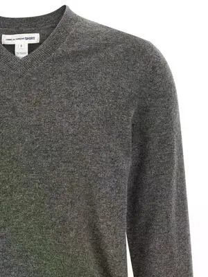 Comme Des Garçons Color-block V-neck Sweater
