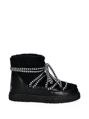 Inuikii Shearling-trim Ankle Boots
