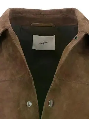 Mauro Grifoni Suede Button-fastening Jacket