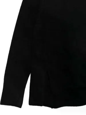 C.T.PLAGE High-neck Side-slit Sweater