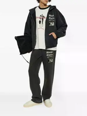 DUKE + DEXTER Midnight Château Zip-up Hoodie