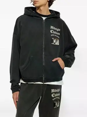 DUKE + DEXTER Midnight Château Zip-up Hoodie