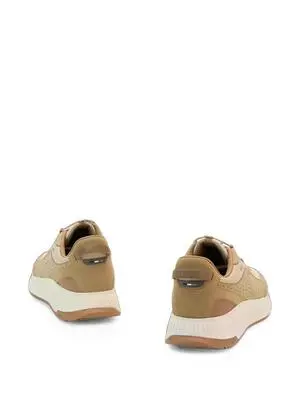 BOSS Ttnm Evo Perforated Panelled Sneakers - Neutrals