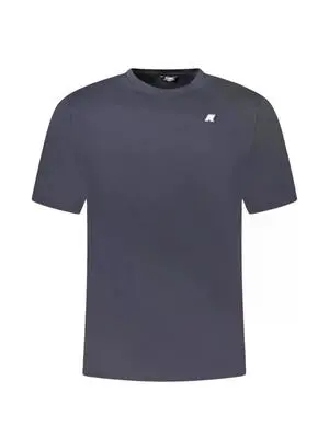 K-WAY Logo-patch Crew-neck T-shirt - Grey