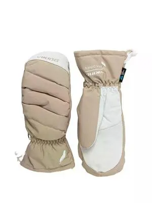VIKING Ogama Quilted Logo-print Mittens - Neutrals