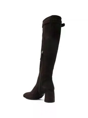 LISKA Buckle-detail Knee-high Boots