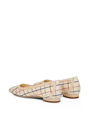 Manolo Blahnik Filotas Check-pattern Pumps