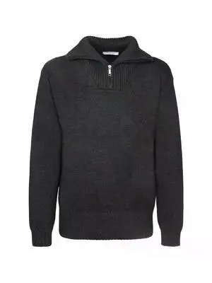 DANIELE FIESOLI Quarter-zip Knitted Sweater - Grey