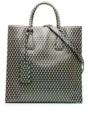 Prada 2013-2026 Saffiano Stampato Shopping Tote Satchel - Black