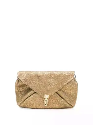 UN TE' DA MATTI Ghiro Crackle-effect Clutch Bag