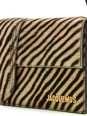 Jacquemus The Long Bambino Animal-print Shoulder Bag - Neutrals