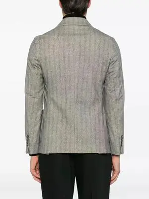 CIRCOLO 1901 Herringbone Double-breasted Blazer