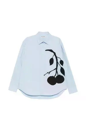 JW Anderson Persimmon-patch Shirt - Blue