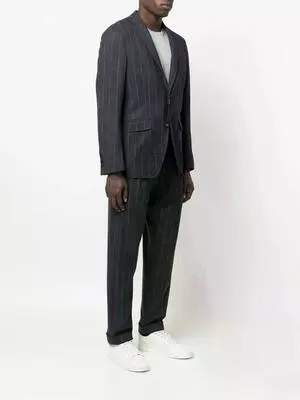 Etro Pinstripe-pattern Single Breasted Suit - Blue