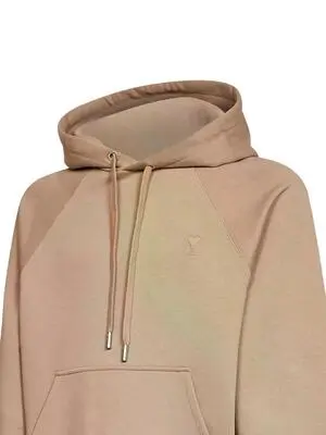AMI Paris Logo-embroidered Hoodie