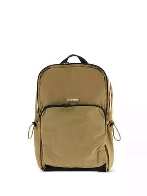 K-WAY Gizy Logo-patch Backpack - Neutrals