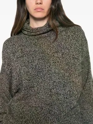 BASERANGE Kem Mock-neck Marl-knit Sweater