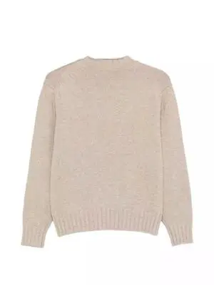 DUNST Ribbed-trim Long-sleeve Sweater