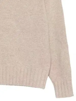 DUNST Ribbed-trim Long-sleeve Sweater