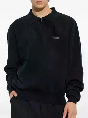 ENTIRE STUDIOS Quarter-zip Long-sleeve Sweater