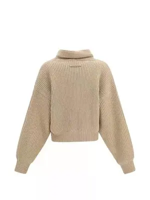 Tory Burch Cropped Wool Cardigan