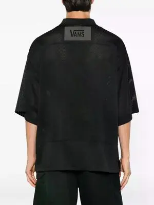 VANS Logo-patch Mesh T-shirt