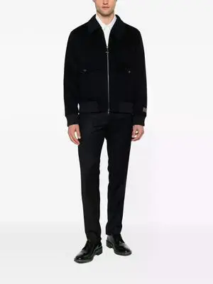 ON THE BUND Zip-up Flap-pocket Jacket