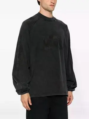 VANS Laser-cut Quilted-panel T-shirt