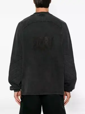 VANS Laser-cut Quilted-panel T-shirt
