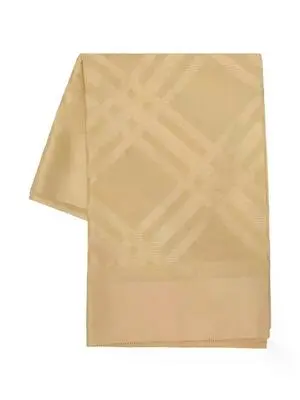Burberry Wide Check Silk Scarf