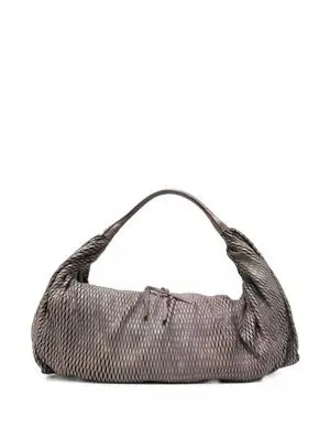 SOMMET Aura Rete L Perforated Leather Shoulder Bag