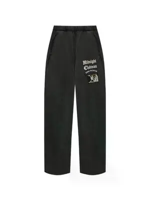 DUKE + DEXTER Graphic-print Patch-detail Trousers