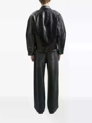 Séfr Zip-up Leather Jacket