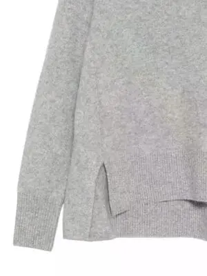 C.T.PLAGE Roll-neck Side-slit Sweater