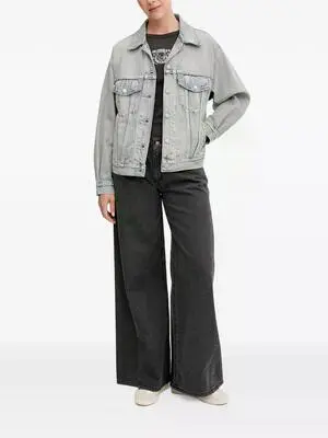LEVI'S Trucker Acid-wash Denim Jacket - Grey
