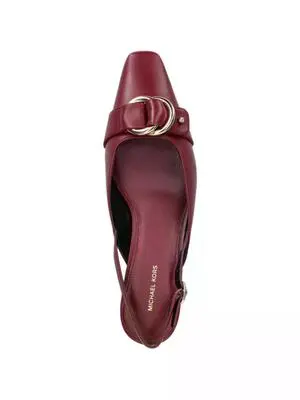 Michael Kors Jaden Leather Slingback Kitten Pumps