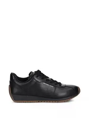 Michael Kors Rhodes Leather Trainers - Black